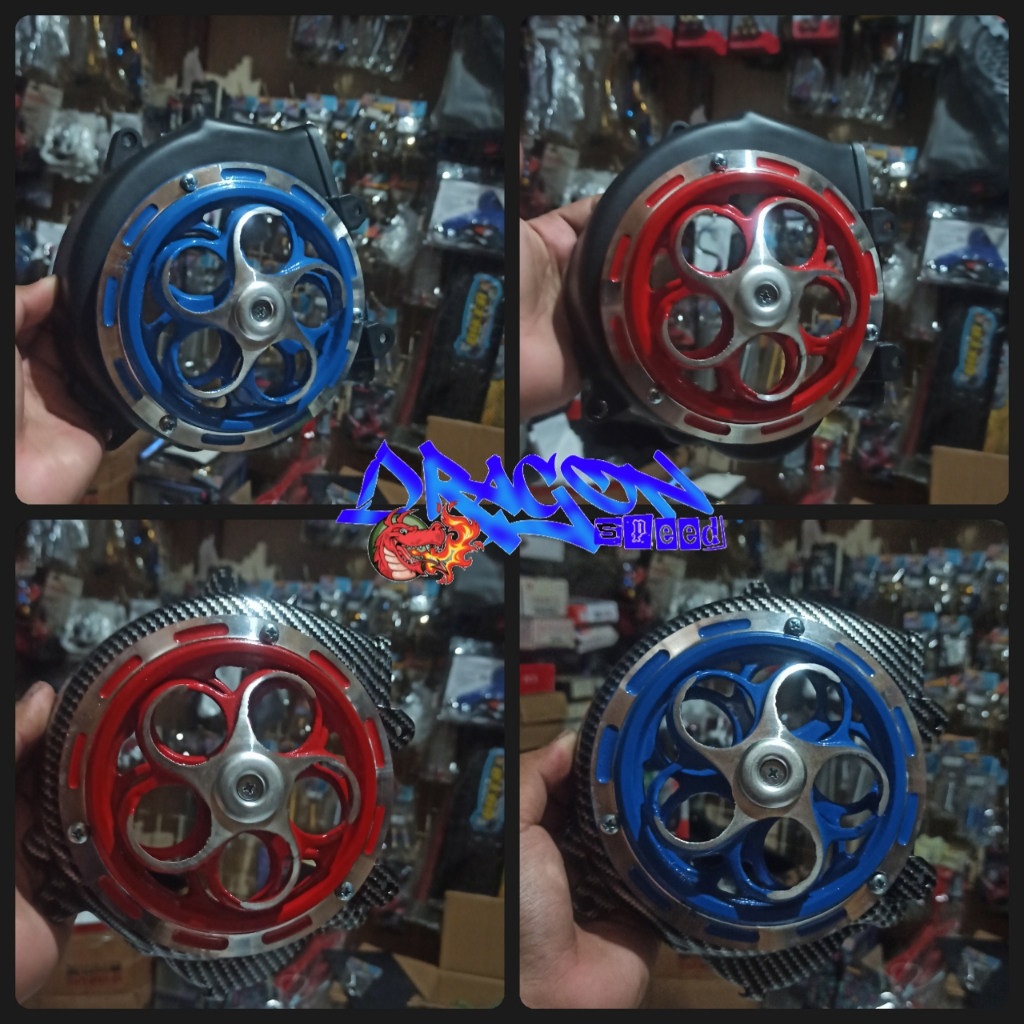 LOKAL Fan Cover Local spinner Fan Cover pnp honda matic beat Carb ...