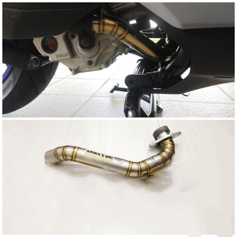 Xmax 250 front pipe / xmax 300 front pipe / front pipe connection for ...