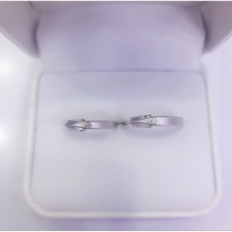 10k/30% Gold Proposal Wedding Rings and Silver Wedding Rings Free Box ...