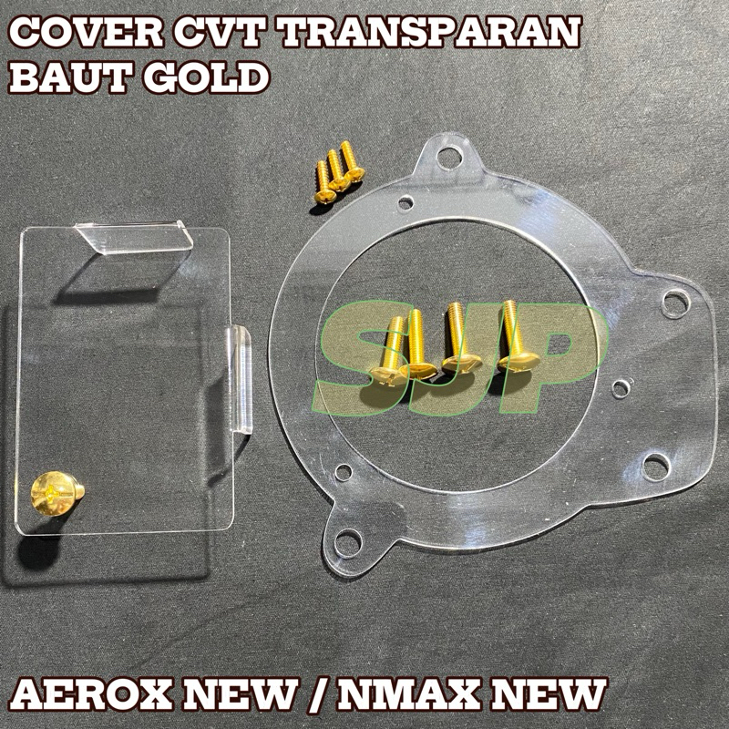Transparent cvt Cover For nmax new aerox new spinner Installation ...