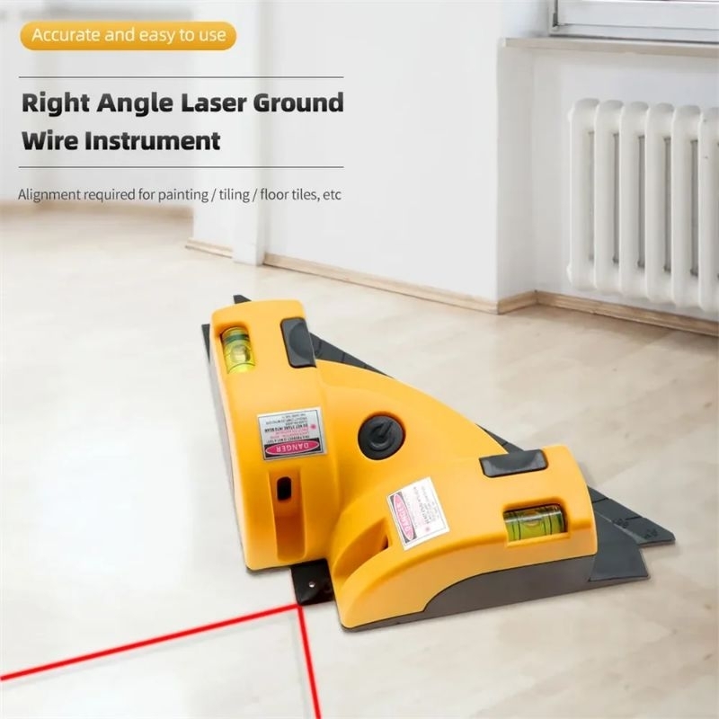 SIKU 90 degree Angle Angled Laser Meter Crossline Waterpass Ruler Tape ...