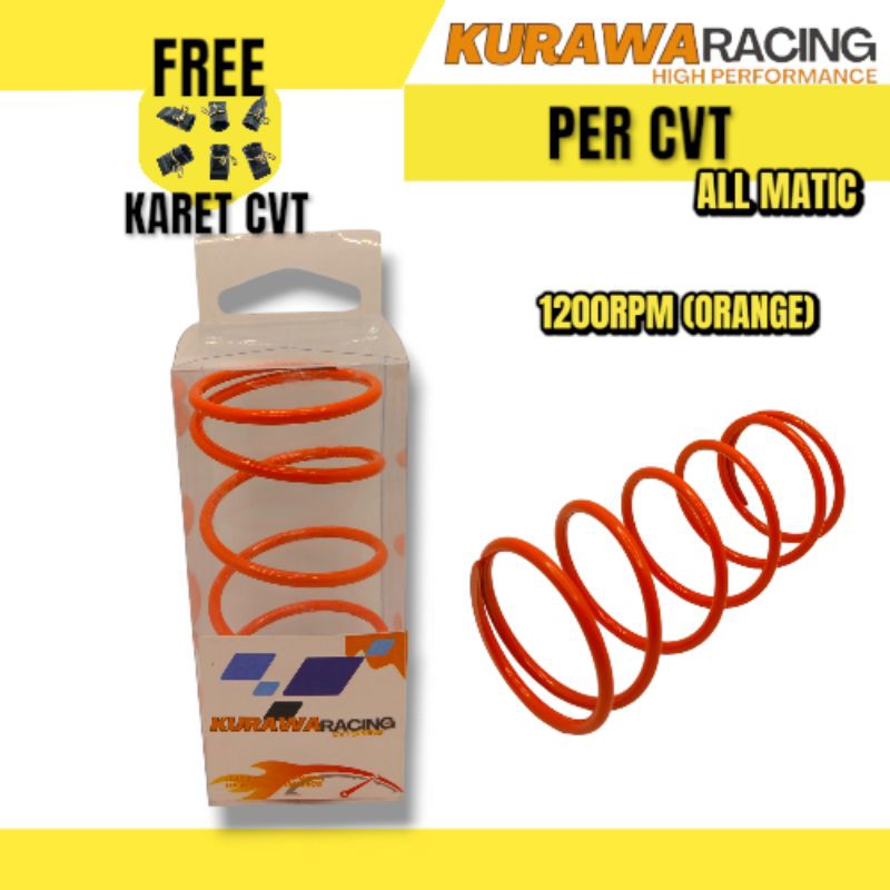 Per CVT 1200RPM KURAWA RACING ALL MATIC | Cvt | (Beat/Vario/Scoopy/Mio ...