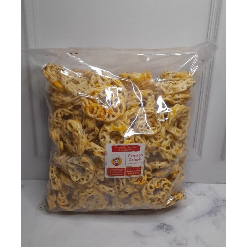 MAWAR Snack Gaoel Krupuk Sebring Pedo / Krupuk Sebring Rafael / Spicy ...