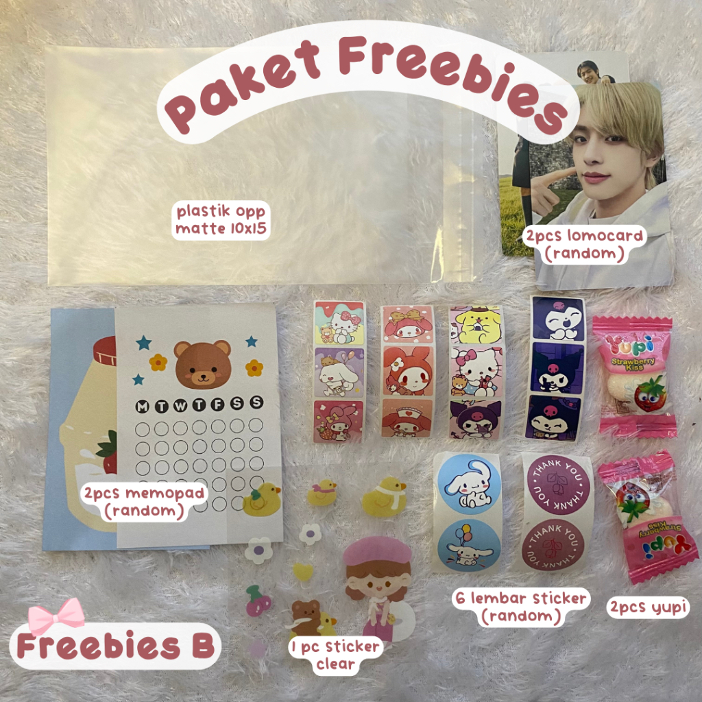 Freebies Set | Kpop Photocard Freebies Package | Shopee Malaysia