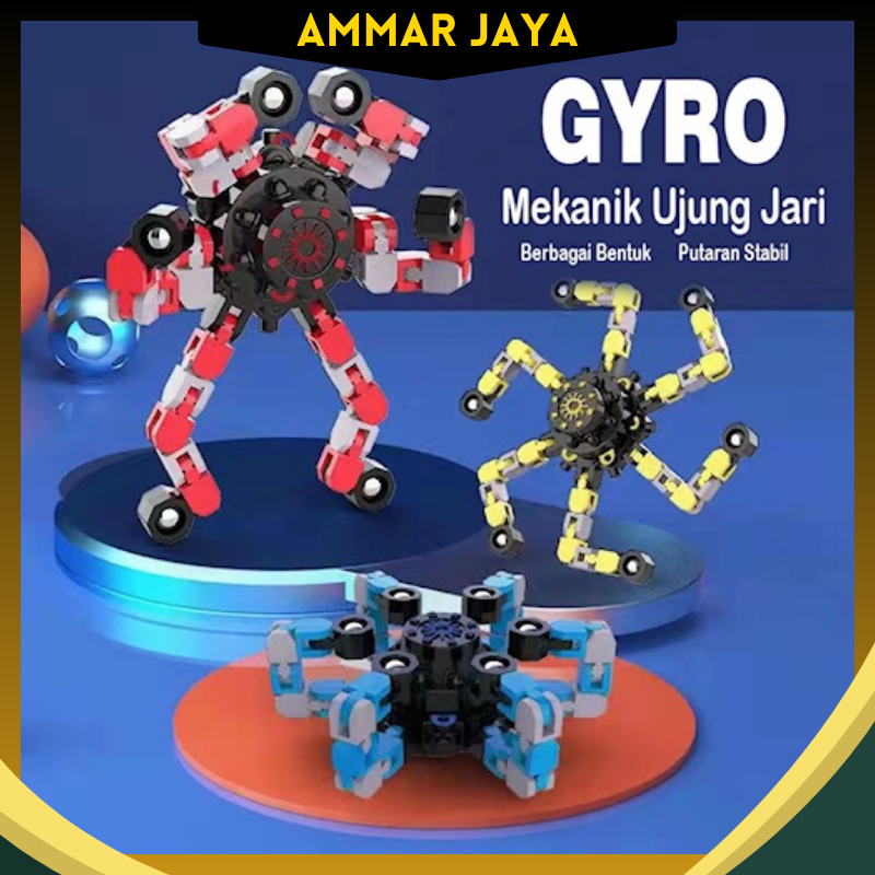 New Fingertip Mechanical Spinner Gyro/Toy Fidget Spinner Robot ...