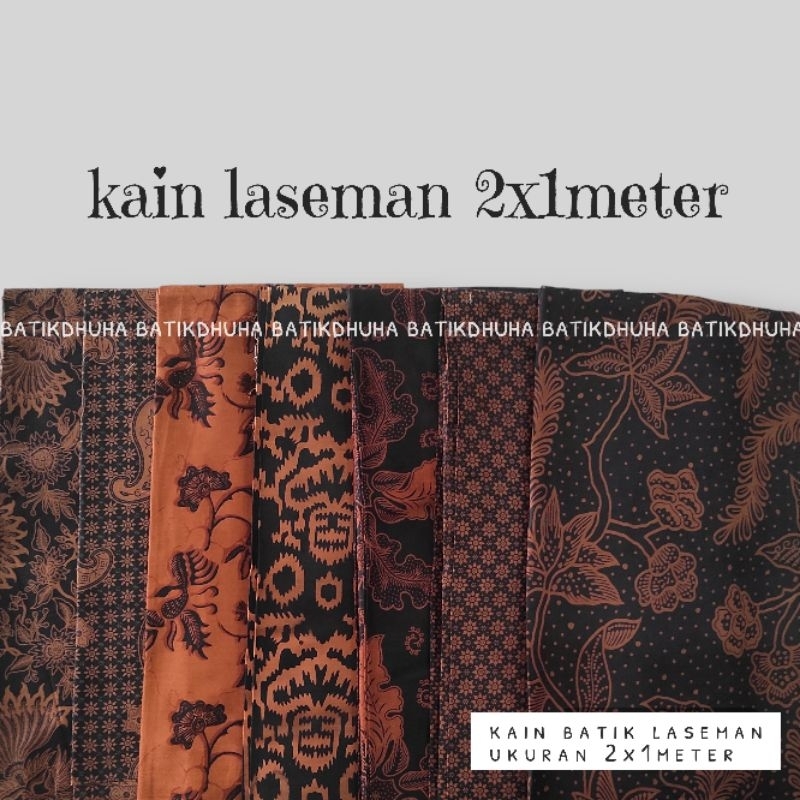 Laseman genesan batik cloth, lawasan batik cloth, 2x1 meter long batik ...