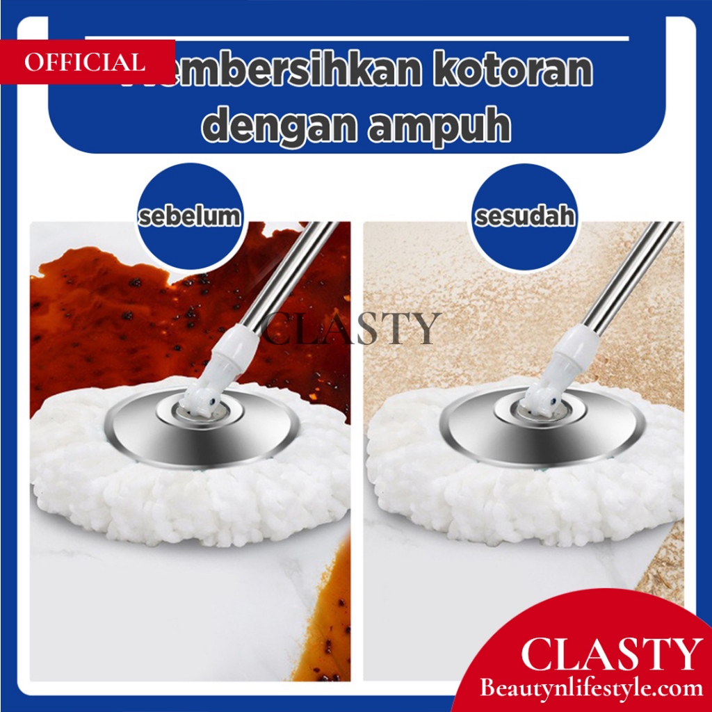 Stainless Super Mop Floor Mop Set With Rotary Washing Bucket | Hand ...