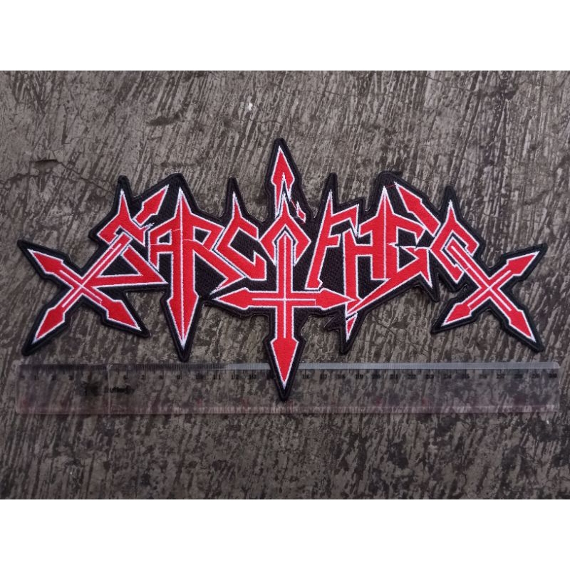 Backshape embroidery sarcofago | Shopee Malaysia