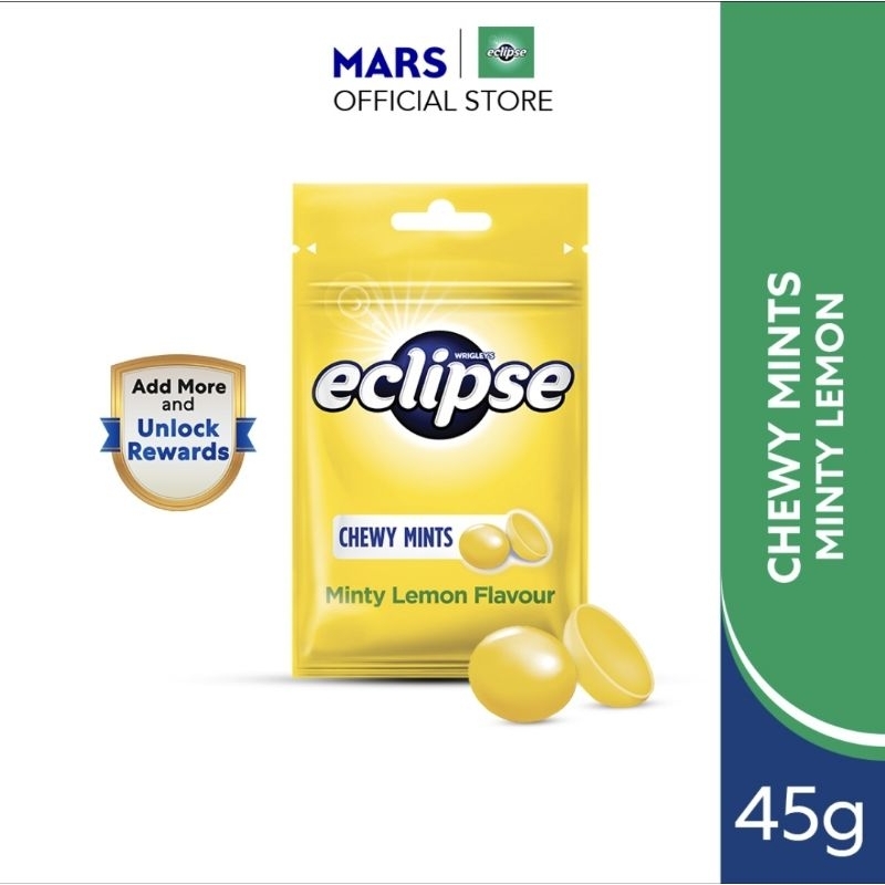 Eclipse Chewy Mints Lemon Bag 45gr | Shopee Malaysia