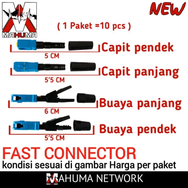Fast Connector Fast Con Fastcon Fiber Optic Connector Not SOC | Shopee ...