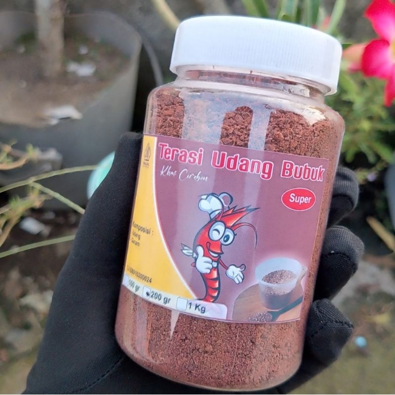 Shrimp Paste Powder 200gr super quality Cirebon powdered shrimp paste ...