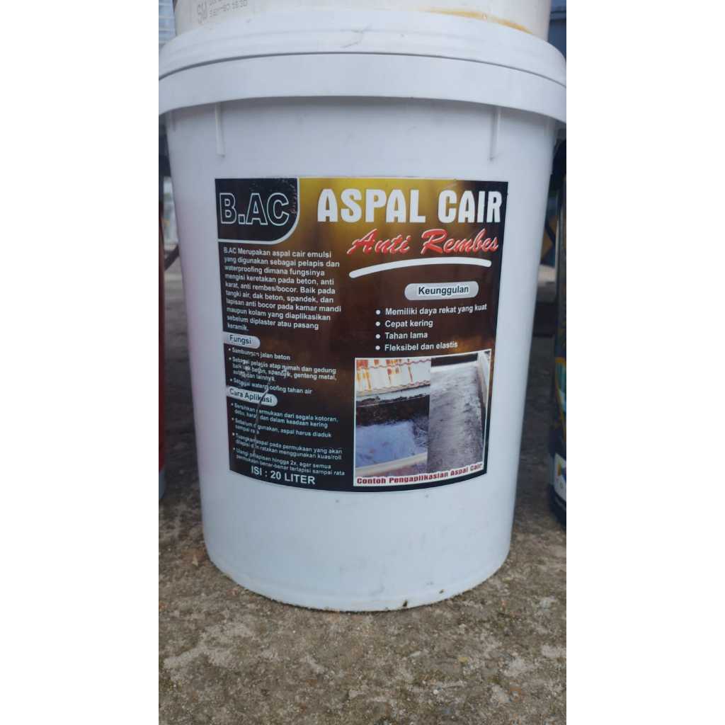 Liquid ASPAL 3.7 LITER AND 20 LITER | Shopee Malaysia