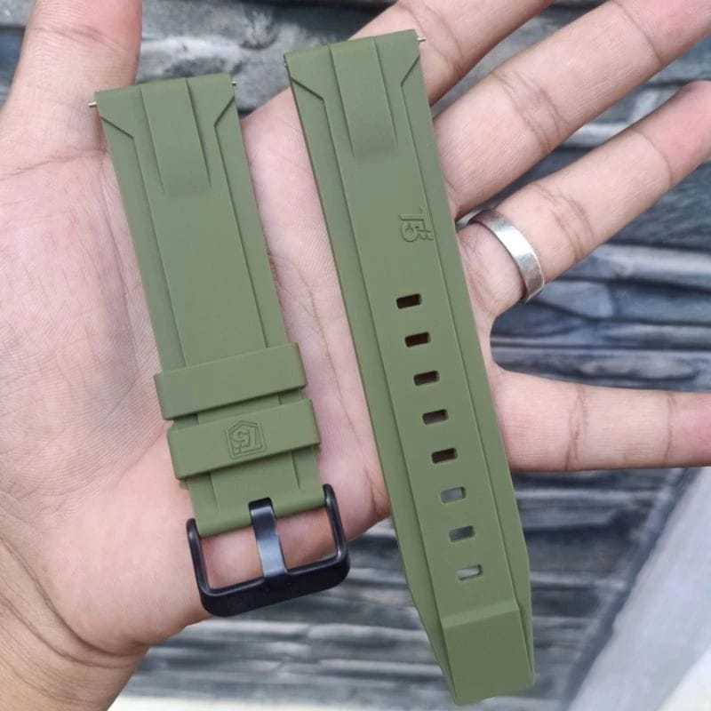 ORIGINAL UNIVERSAL WATCH STRAP SIZE 24MM THICK SOFT QUALITY | Shopee ...