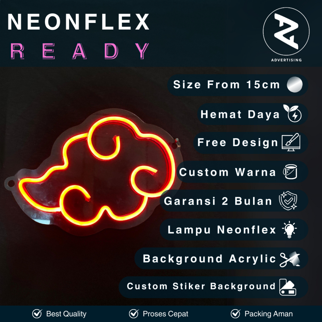 Neon FLEX SIGN AKATSUKI Without PRE ORDER/READY Product | Shopee Malaysia