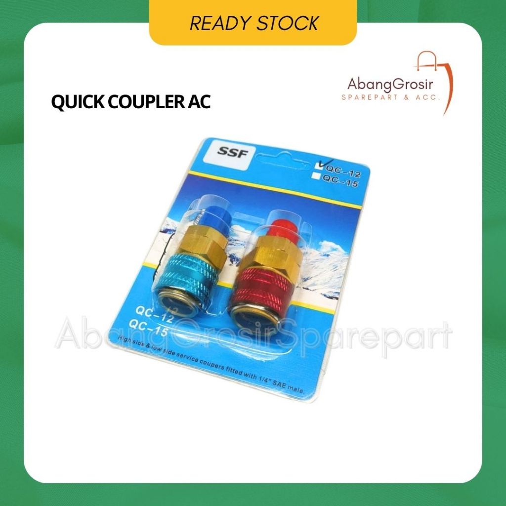 Quick Coupler AC / Adapter Contents Freon AC Car R134a | Shopee Malaysia