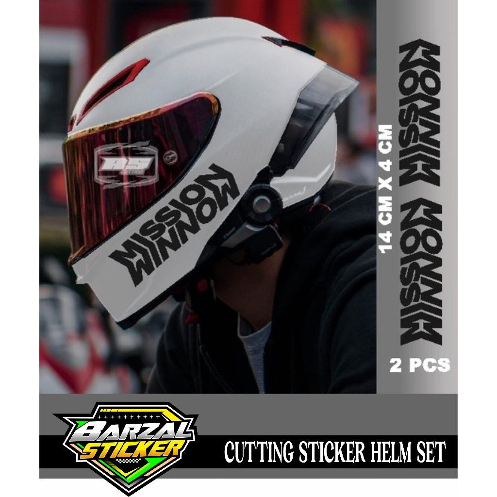 Helmet Sticker - CUTTING Sticker MISSION SET Helmet | Shopee Malaysia