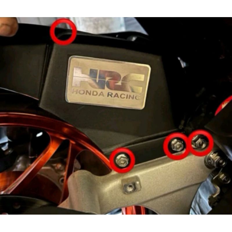 Hugger Bolt PCX 150/160 STAINLESS 2 ORIGINAL HENG Lock (4 Bolts ...