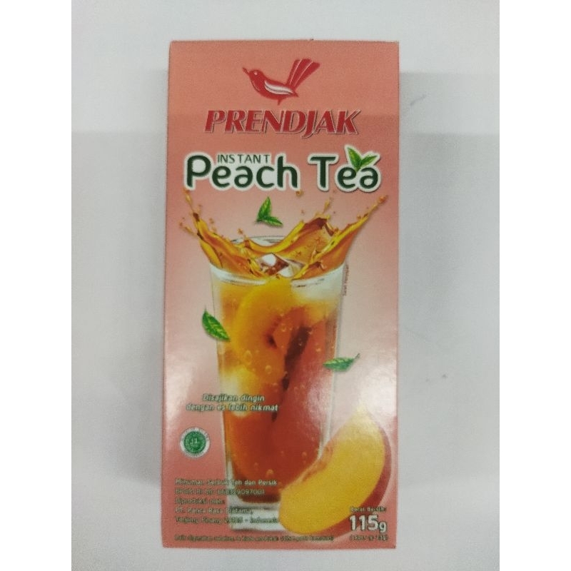 Prendjak Instant Peach Tea contains 5 sachets | Shopee Malaysia