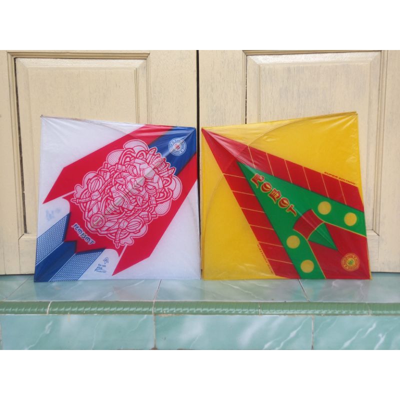 MINIMAL Kite Sukhoi Super 2 Colors Full Petung By ROBOT CLUB (Minimum ...