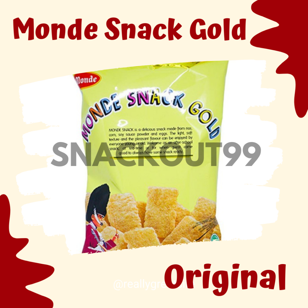 Monde Snack Gold 30 grams | Shopee Malaysia