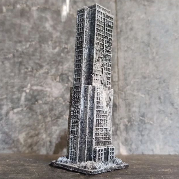 Diorama base Destroyed Building Version K figure Godzilla Ultramen neca ...