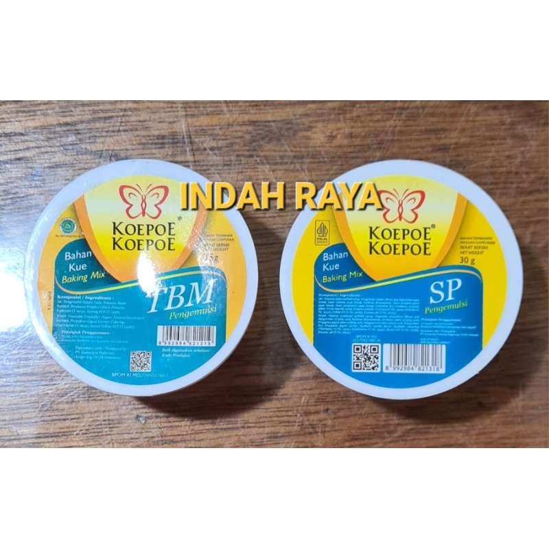 Koepoe KOEPOE BAKING MIX/ Cake Ingredients TBM 35g & SP 30g | Shopee ...