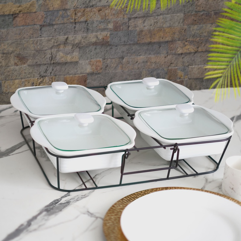 Homeline ceramic buffet set set of 3 sets of 4 and single | Shopee Malaysia