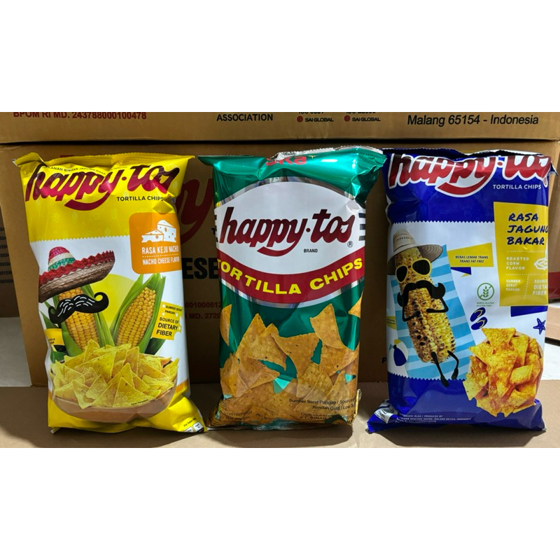 Happy Tos Tortilla Chips 140gram | Shopee Malaysia