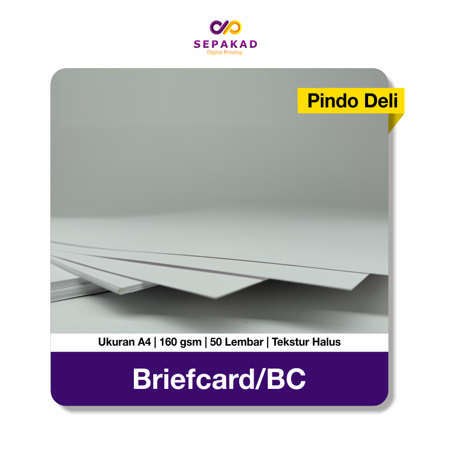 Brief Card (BC) Paper 150 gsm | A4 contains 50 sheets / Manila Paper ...