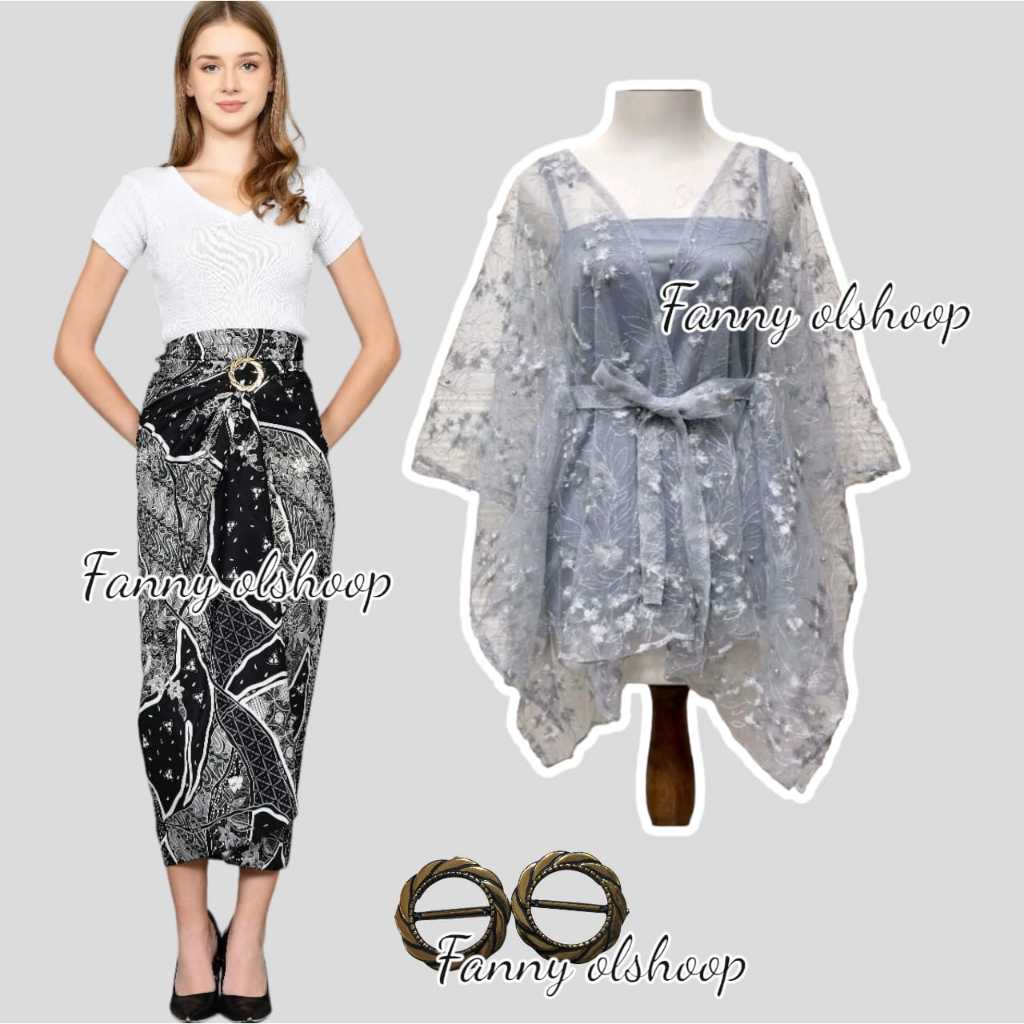Outer cardigan set combo batik Lilit Skirt Best Party And Graduation Recommendations 2024 fanny ...
