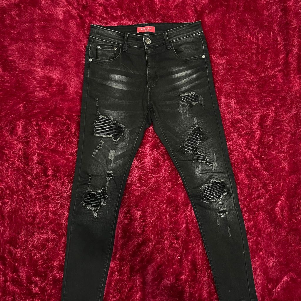 Rucas s8 Season 8 Caviar Black Long Short | Shopee Malaysia