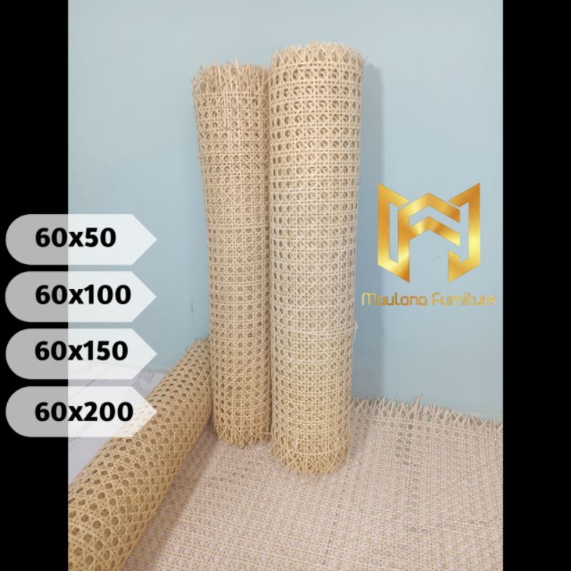 Rattan woven 60x200 natural sheets | Shopee Malaysia