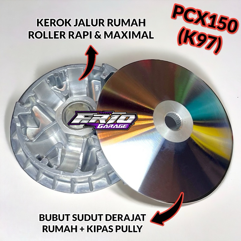 Roller House Vario PULLEY PCX 150 ADV 150 CUSTOM 1 SET LATHE + SCROLL ...