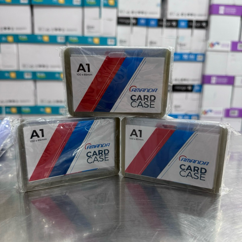 ID CARD A1 / mica lanyard A1 / plastic name tag case (1PCS) | Shopee ...