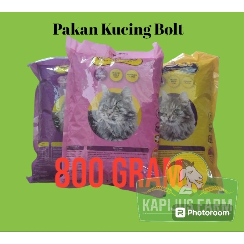 Bolt Cat Food Packed 800 grams Donut Fish (Tuna) and Round (Salmon ...