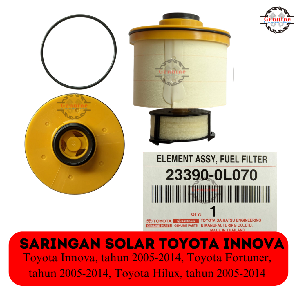 Toyota Kijang Solar Filter 23390-0L070 | Shopee Malaysia