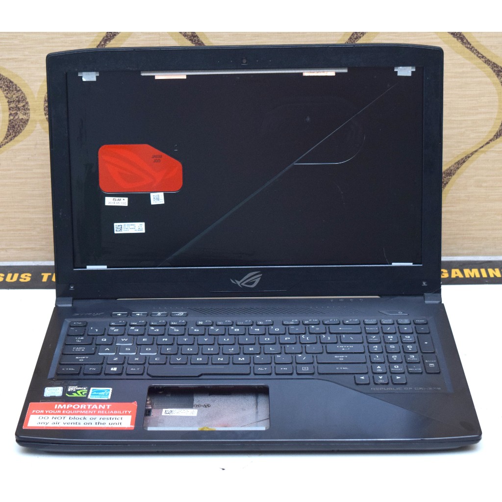Asus ROG Strix GL503G Gaming Laptop Case Sparepart 2Nd | Shopee Malaysia