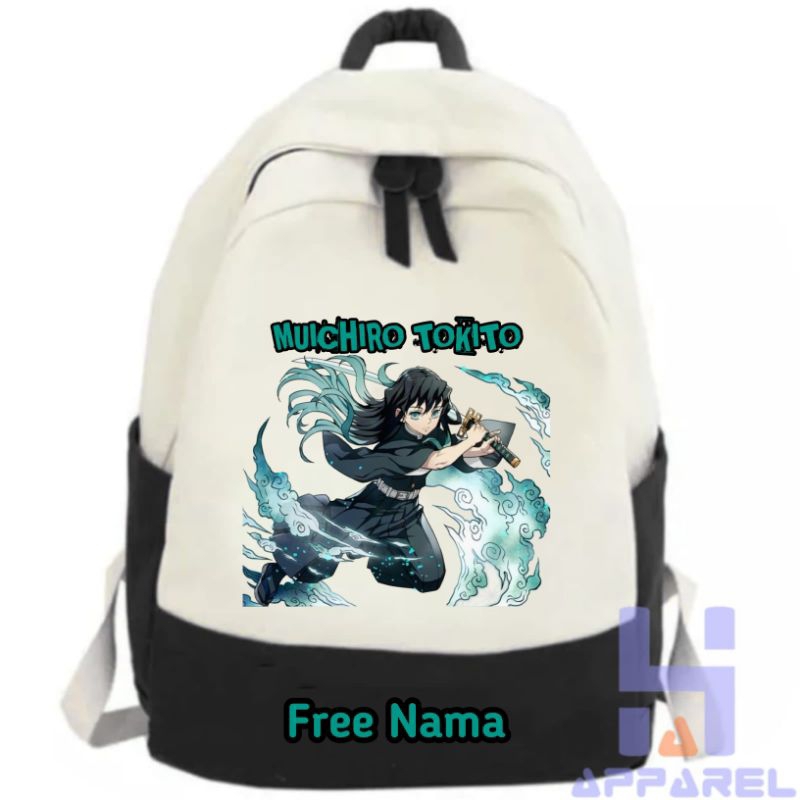 MUICHIRO TOKITO DEMON SLAYER ANIME CHILDREN'S BACKPACK | Shopee Malaysia