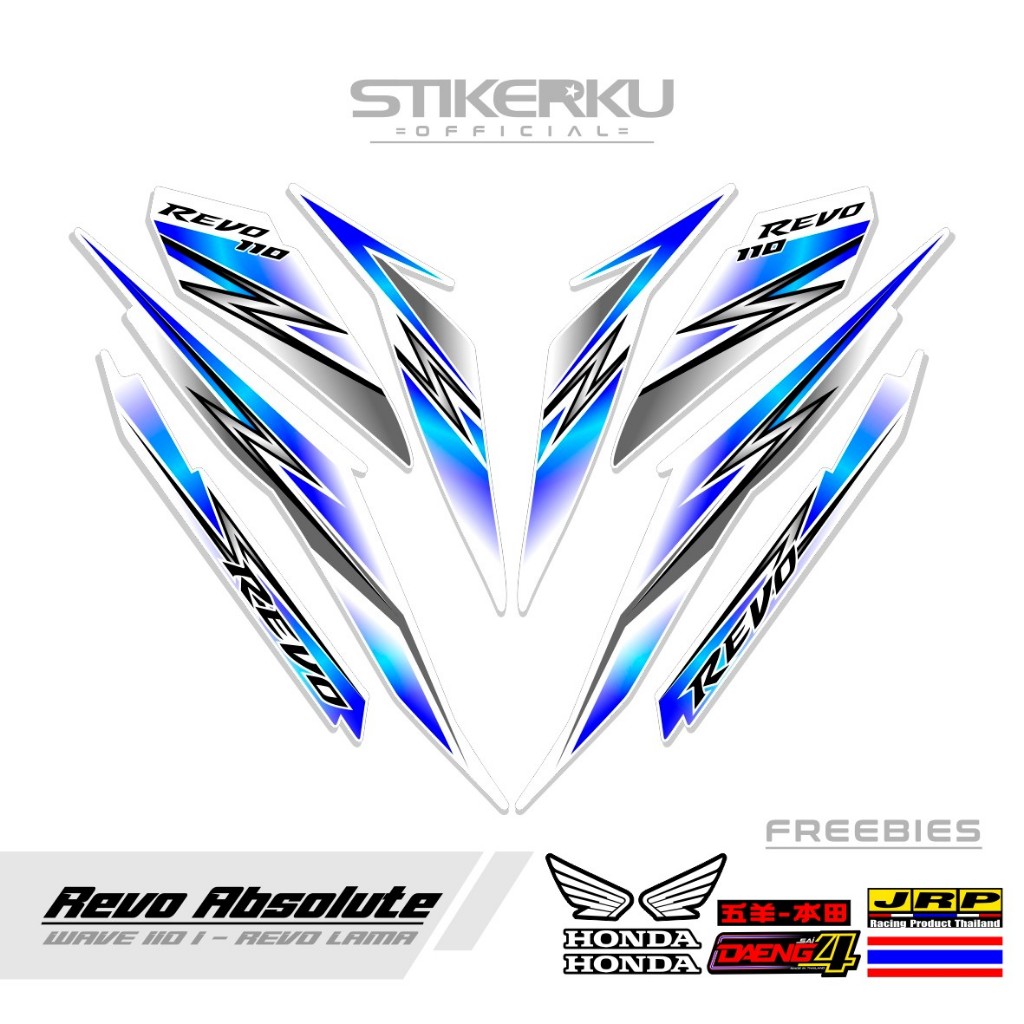 Striping ABSOLUTE REVO 110 CW MOTIF 118/STICKER ABSOLUTE REVO 110 ...