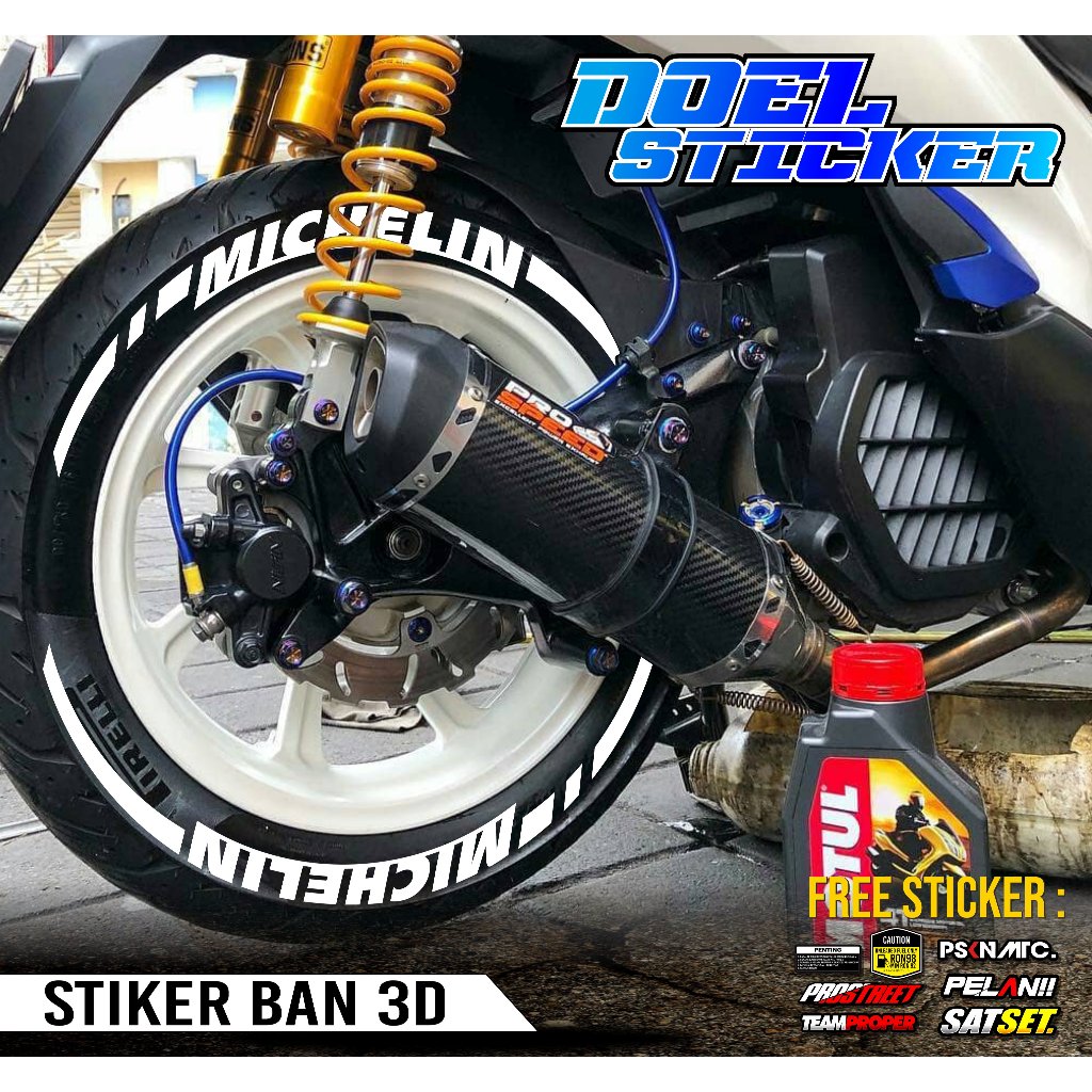 Tire Sticker/Tire Font/Tire Bomb/3D Tire Sticker Why Michelin Sticker ...
