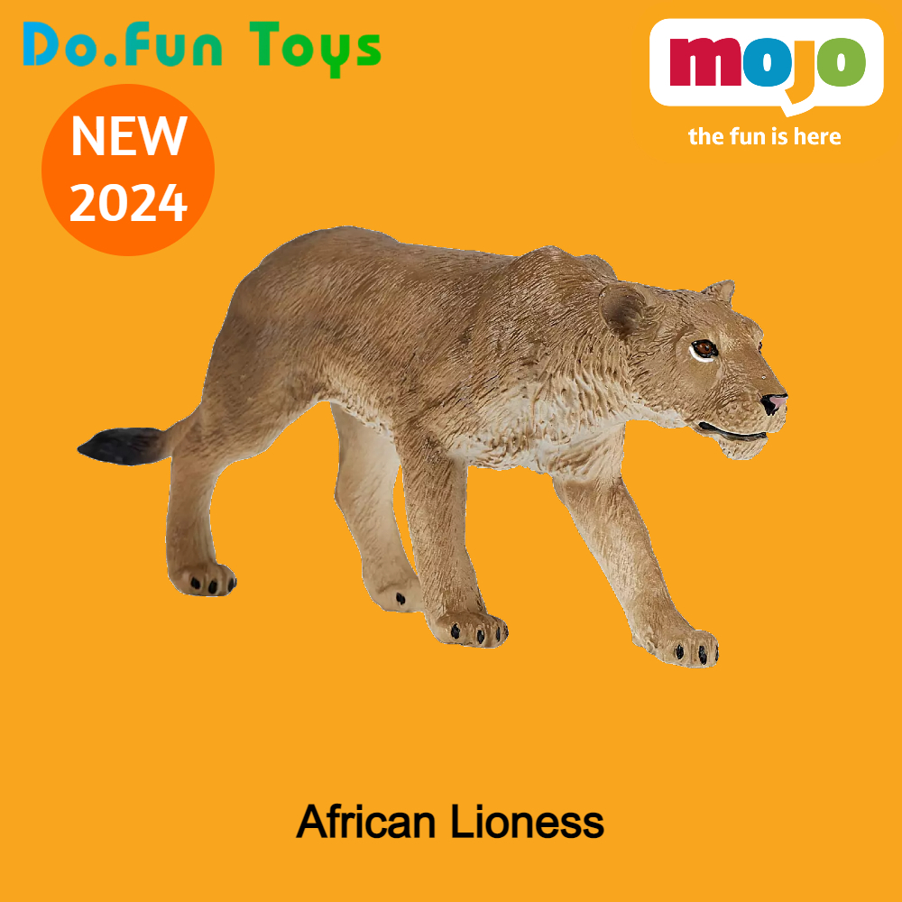 New 2024 MOJO FUN Animal Figurine | African LIONESS / Female AFRICAN ...