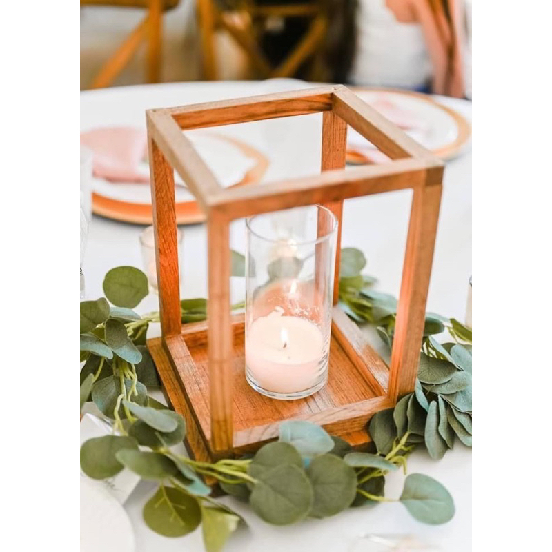KAYU Wooden Lantern Party Decoration | Shopee Malaysia