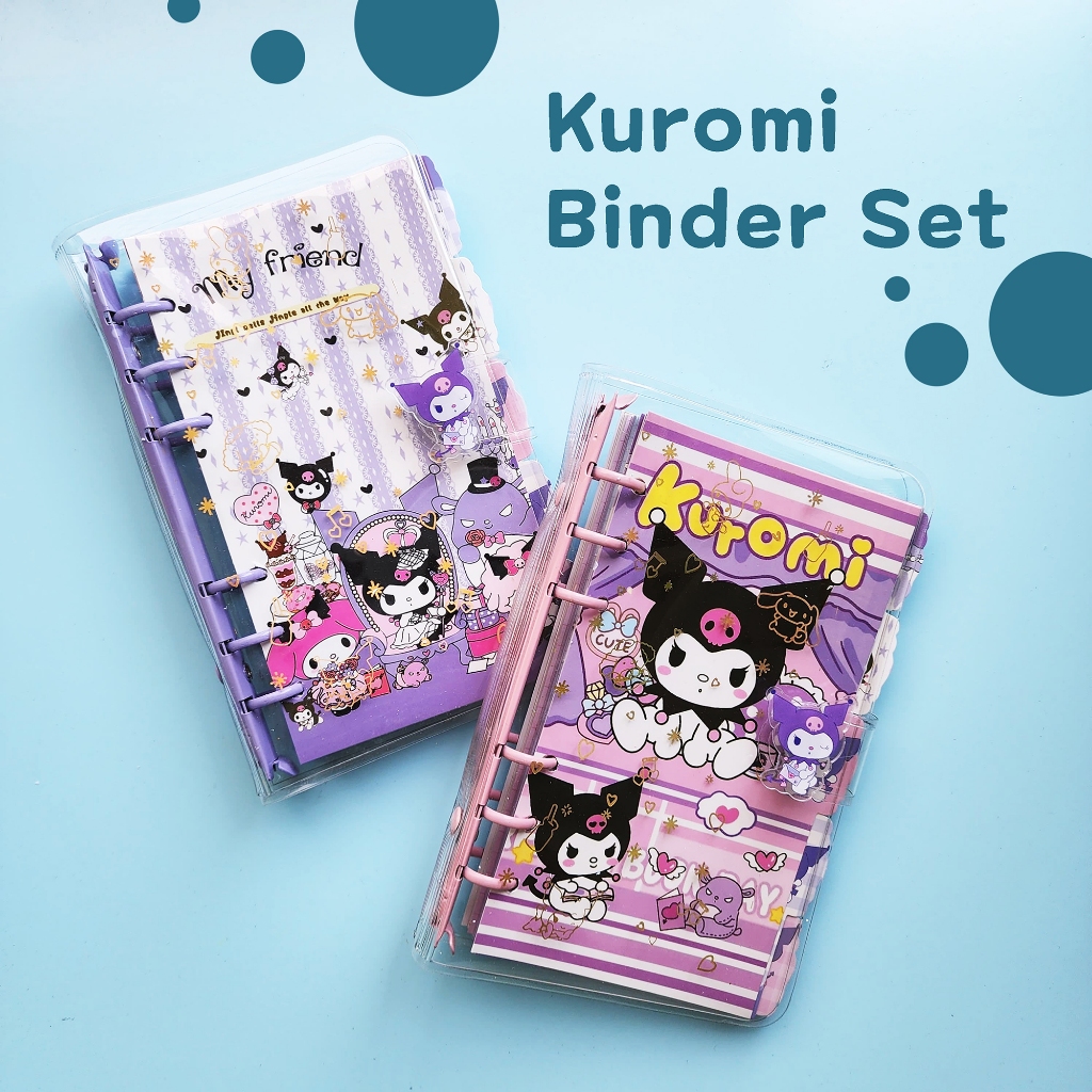 Kuromi Sanrio Binder Set School Pack | Shopee Malaysia