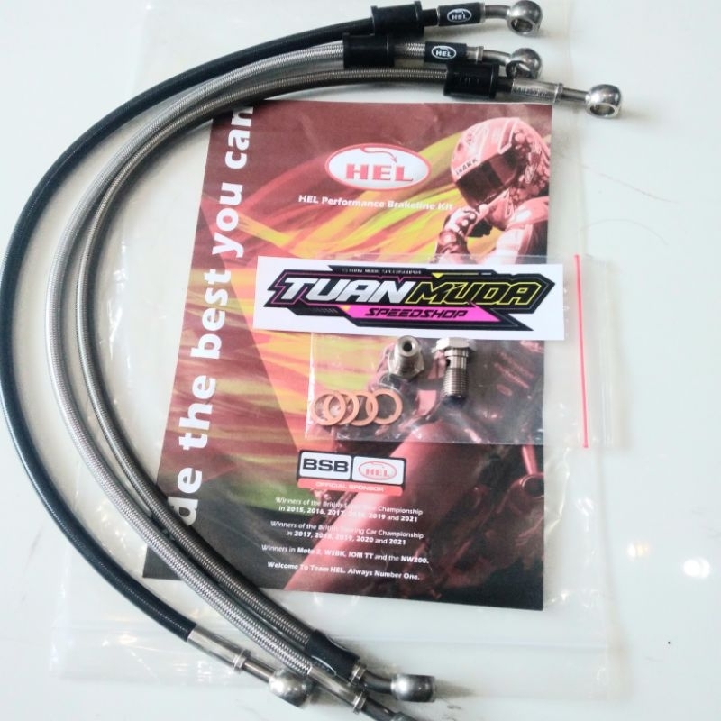 Original Hel Cable Brake Hose 50cm | Shopee Malaysia