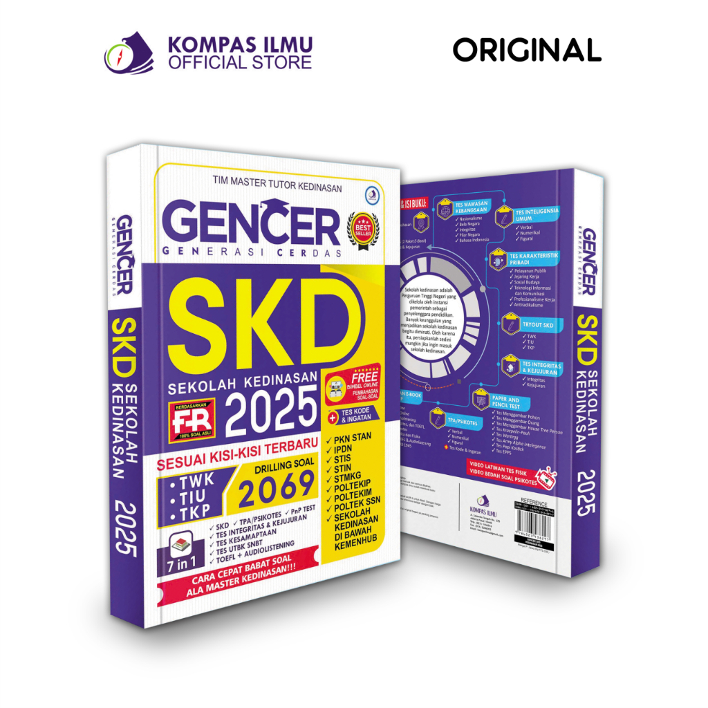 Official School SKD Book 2025 - Gencer / Grand Master Entrance Test ...