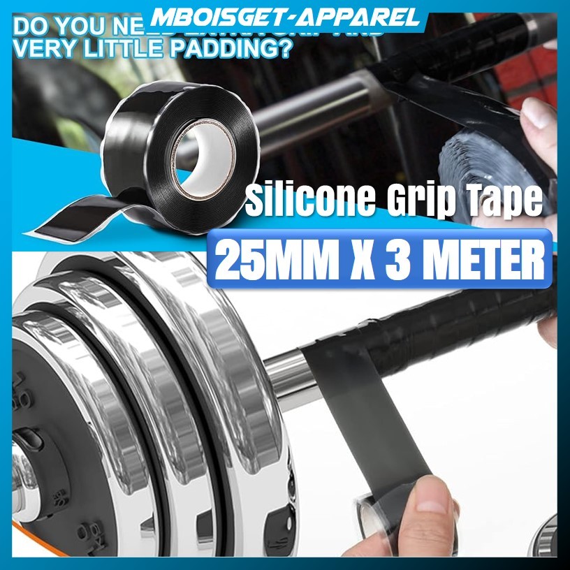 MBOISGET - ROLLS SILICONE HANDGRIP TAPE FOR DUMBELL FITNESS TOOLS GYM ...
