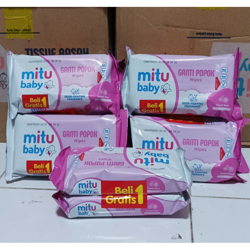 Mitu baby 5 weight wet tissue package contains 10 pcs | Shopee Malaysia