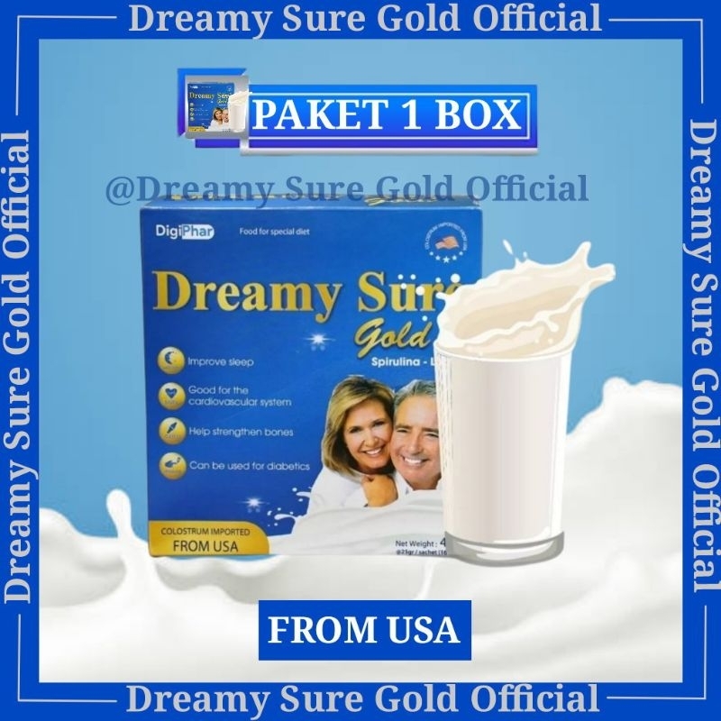 Dreamy SURE GOLD Milk Imported America 100% Original herbal (Solving ...