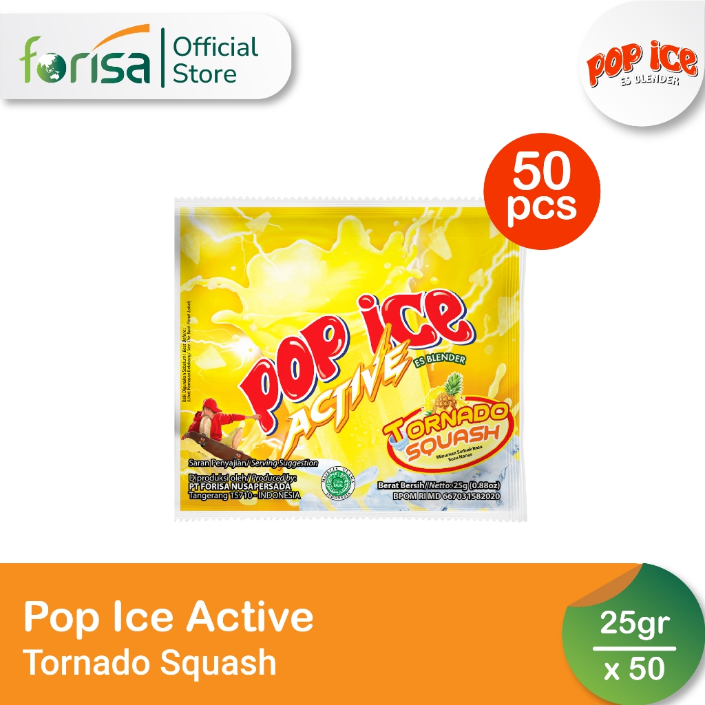 Pop Ice Milk Shake Powder Active Tornado Squash Flavor 5 Plans | Shopee ...