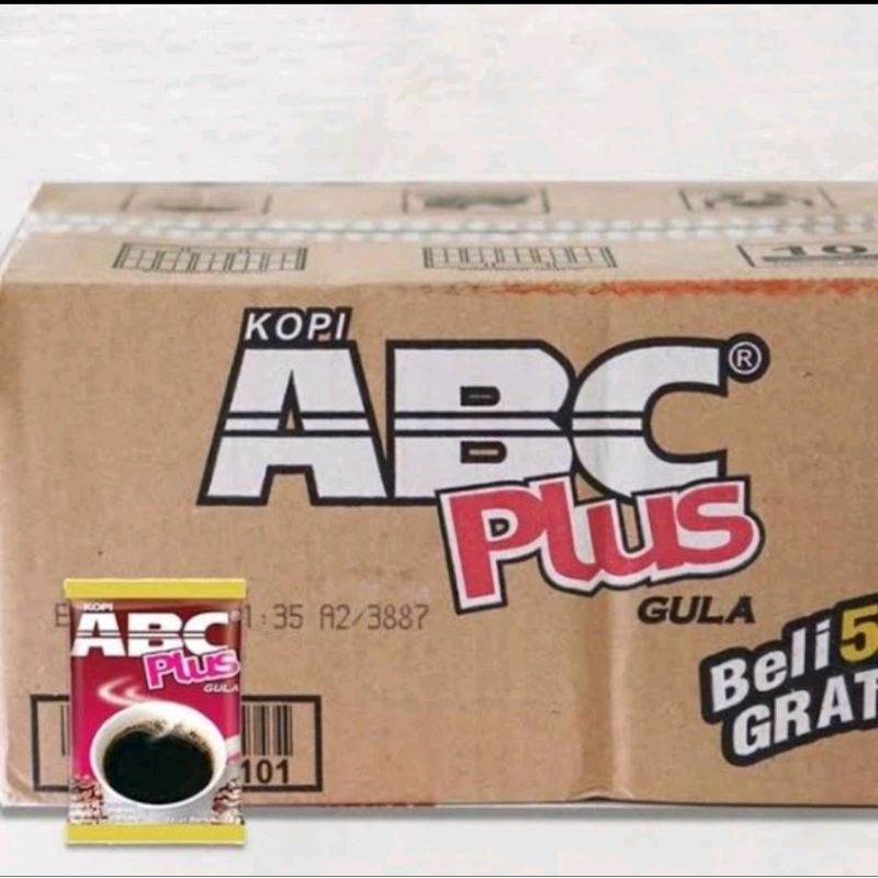 Abc Coffee Plus Sugar (1 Box Contains 12 Sheets) | Shopee Malaysia